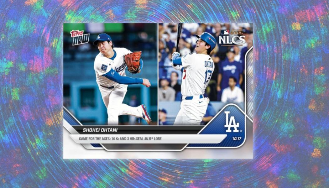 Shohei Ohtani's Topps Now Opal Chrome Design Revealed