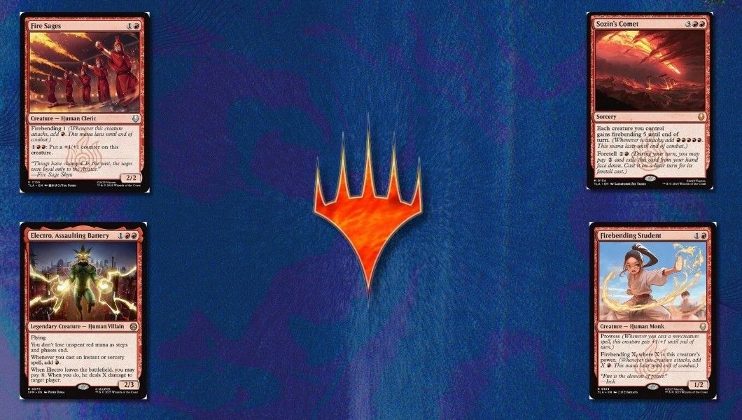 Brewing an MTG Avatar: The Last Airbender Firebending Standard Deck ...