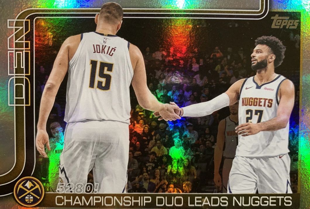 Non-Serial Numbered 2025-26 Topps Nikola Jokic Cards Top Early Market ...